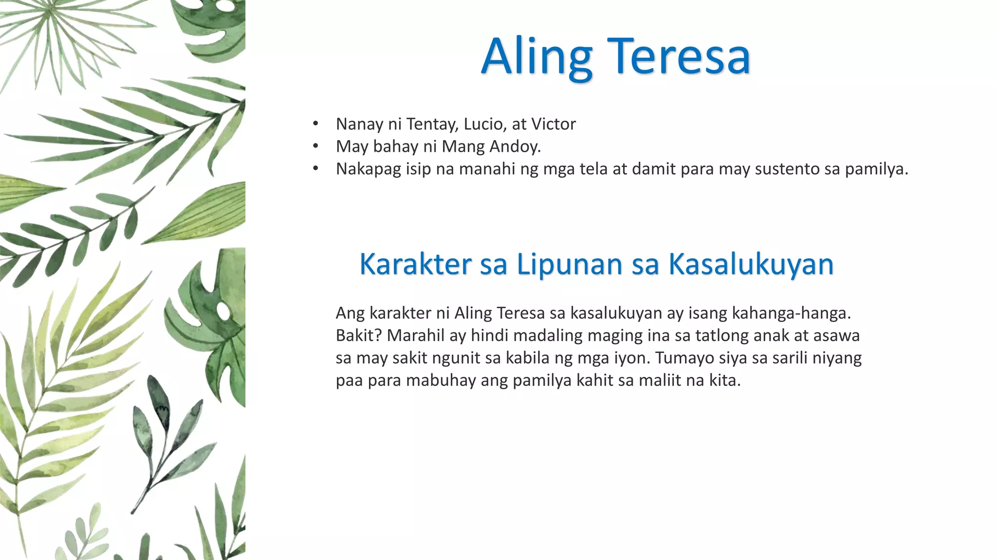 Mga Tauhan, Katangian at Karakter sa Lipunan | PPTX