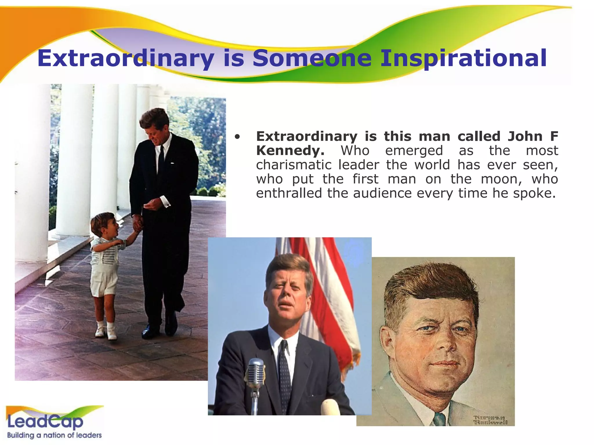 Leadership presentation - Ordinary To Extraordinary | PPT