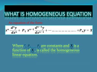 Ordinary differential equation | PPT