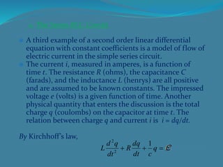Ordinary differential equation | PPTX