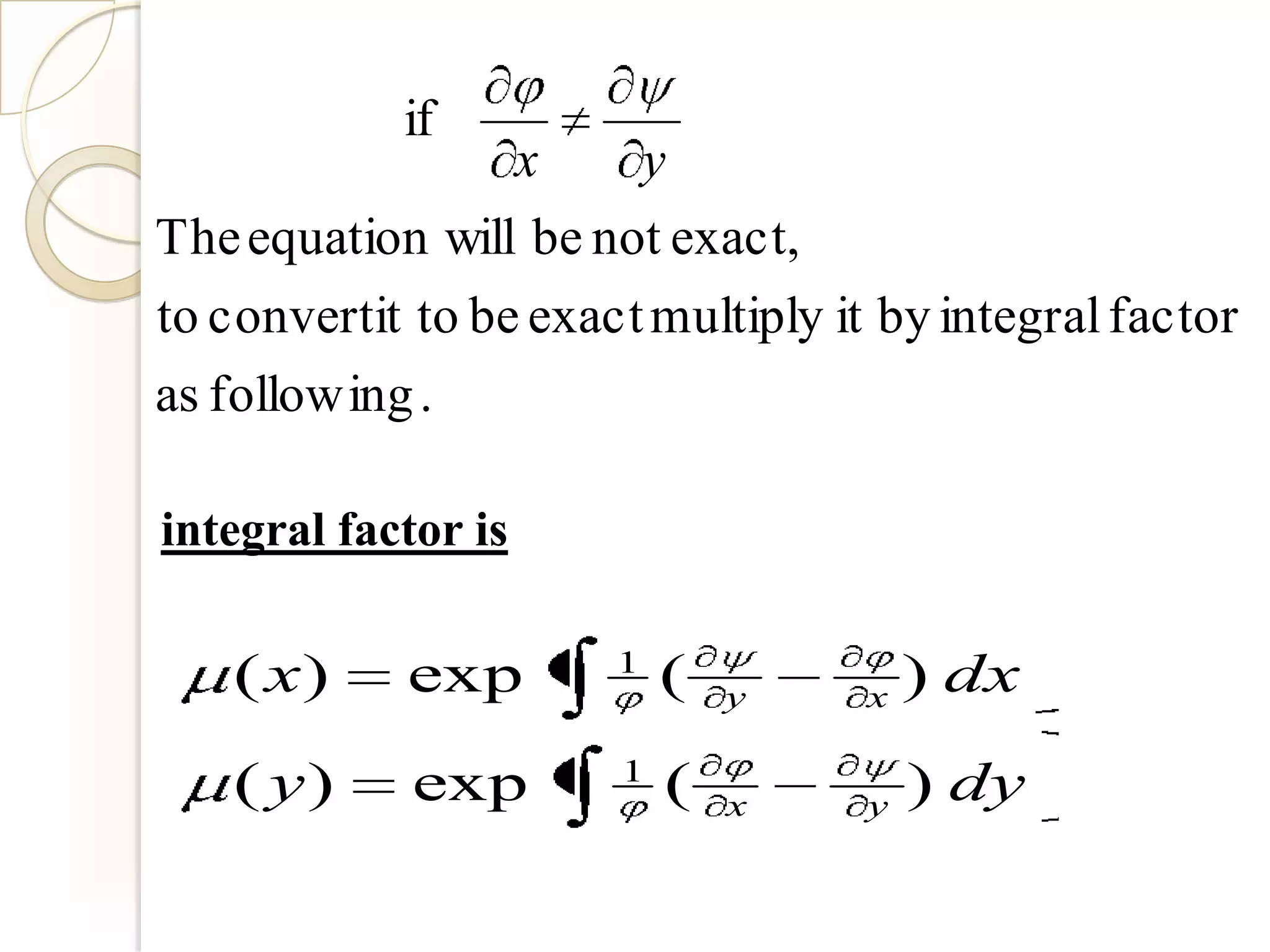 Ordinary differential equations | PPTX | Physics | Science