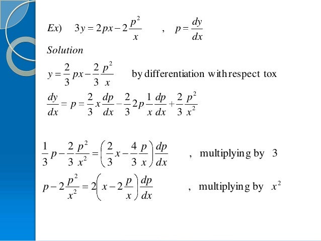 Ordinary differential equations