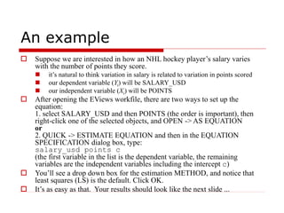Ordinary Least Squares Ordinary Least Squares | PPT