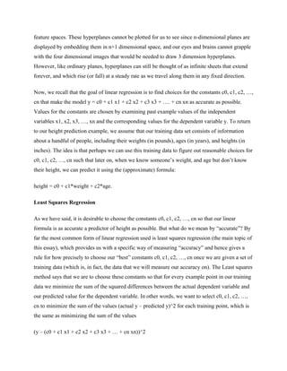 Ordinary least squares linear regression | DOC