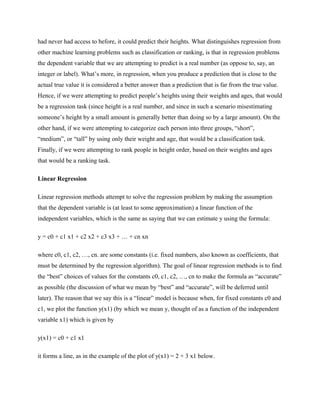 Ordinary least squares linear regression | PDF