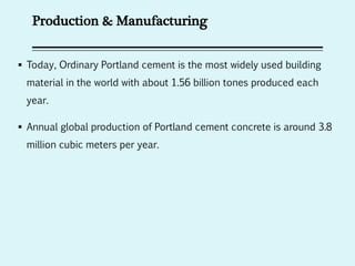 Ordinary portland cement | PPTX