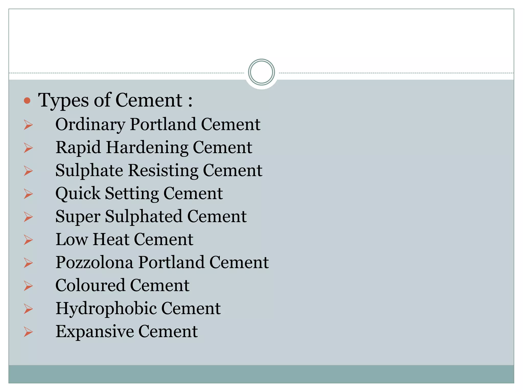 Ordinary portland cement (opc) & Rapid hardening cement | PPTX