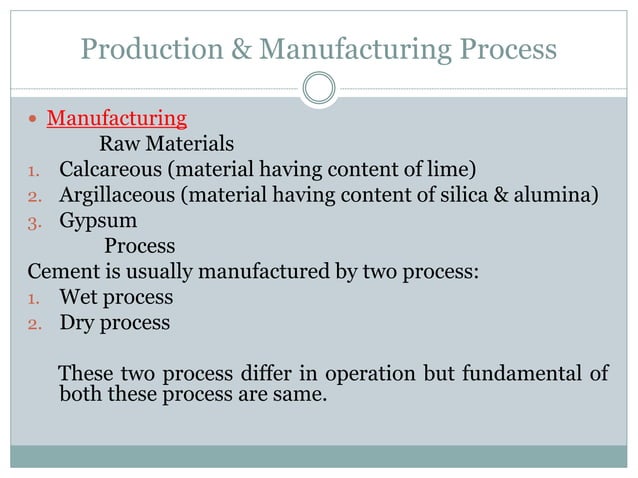 Ordinary portland cement (opc) & Rapid hardening cement | PPTX ...