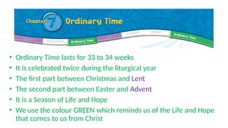 ordinary times - catholic church catechism ppt | PPTX