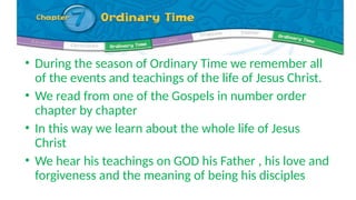 ordinary times - catholic church catechism ppt | PPTX