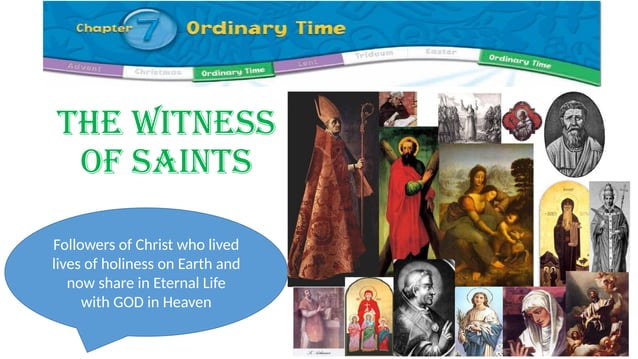 ordinary times - catholic church catechism ppt | PPTX