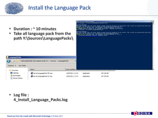 Ordina SOFTC Presentation - SharePoint - Automated scripted deployment ...