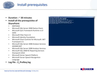 Ordina SOFTC Presentation - SharePoint - Automated scripted deployment ...