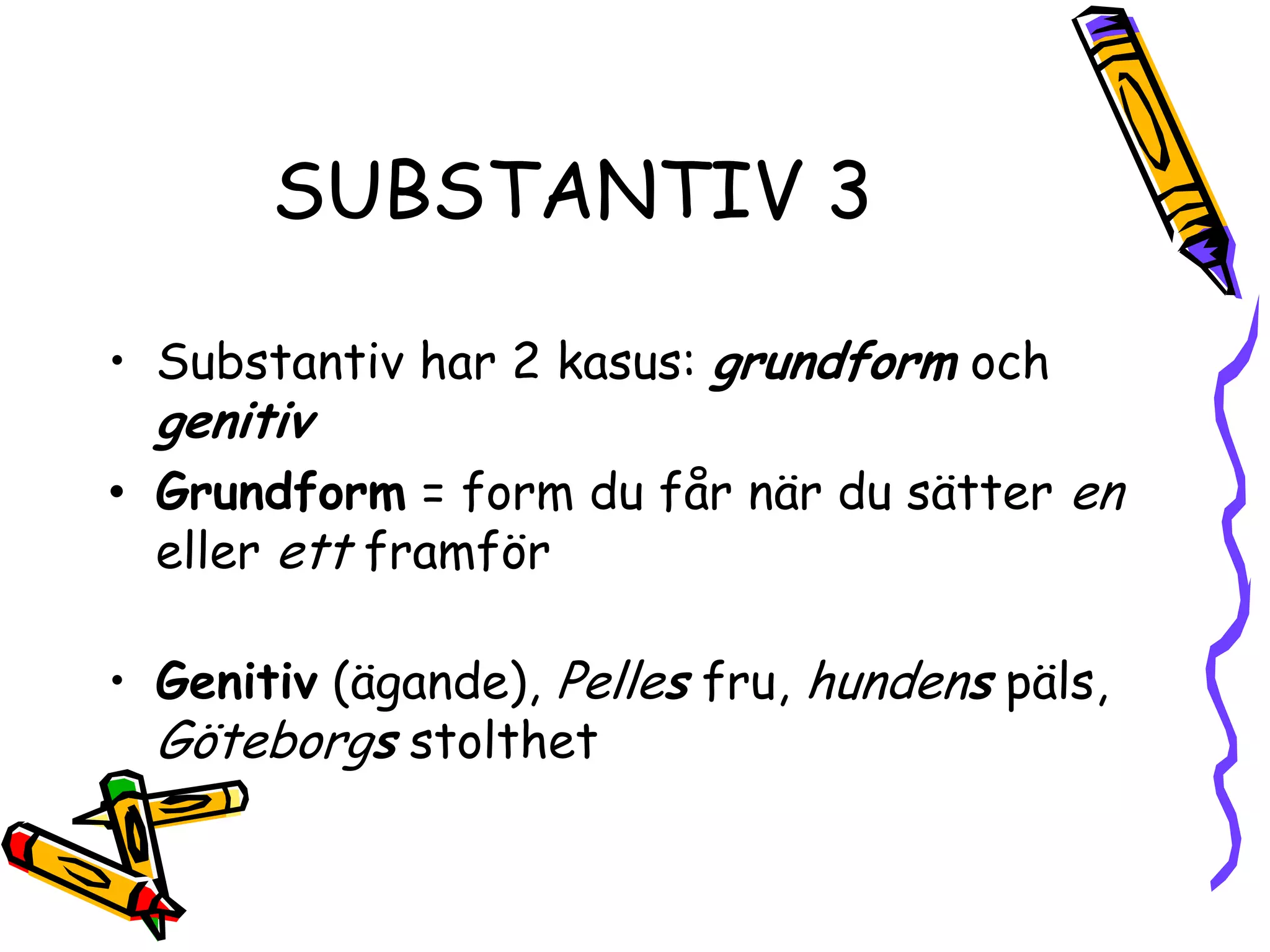 Ordklasserna | PPTX