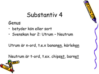 Ordklasserna | PPTX