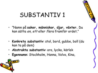 Ordklasserna[1] | PPT