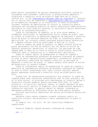 Ordonanţă de urgenţă nr 15 2015 pasuni fanete apia | PDF