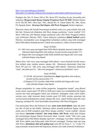 Ordonansi 1961 pakistan | PDF