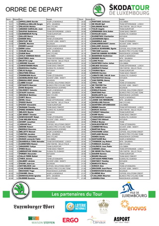 Ordre de depart | PDF