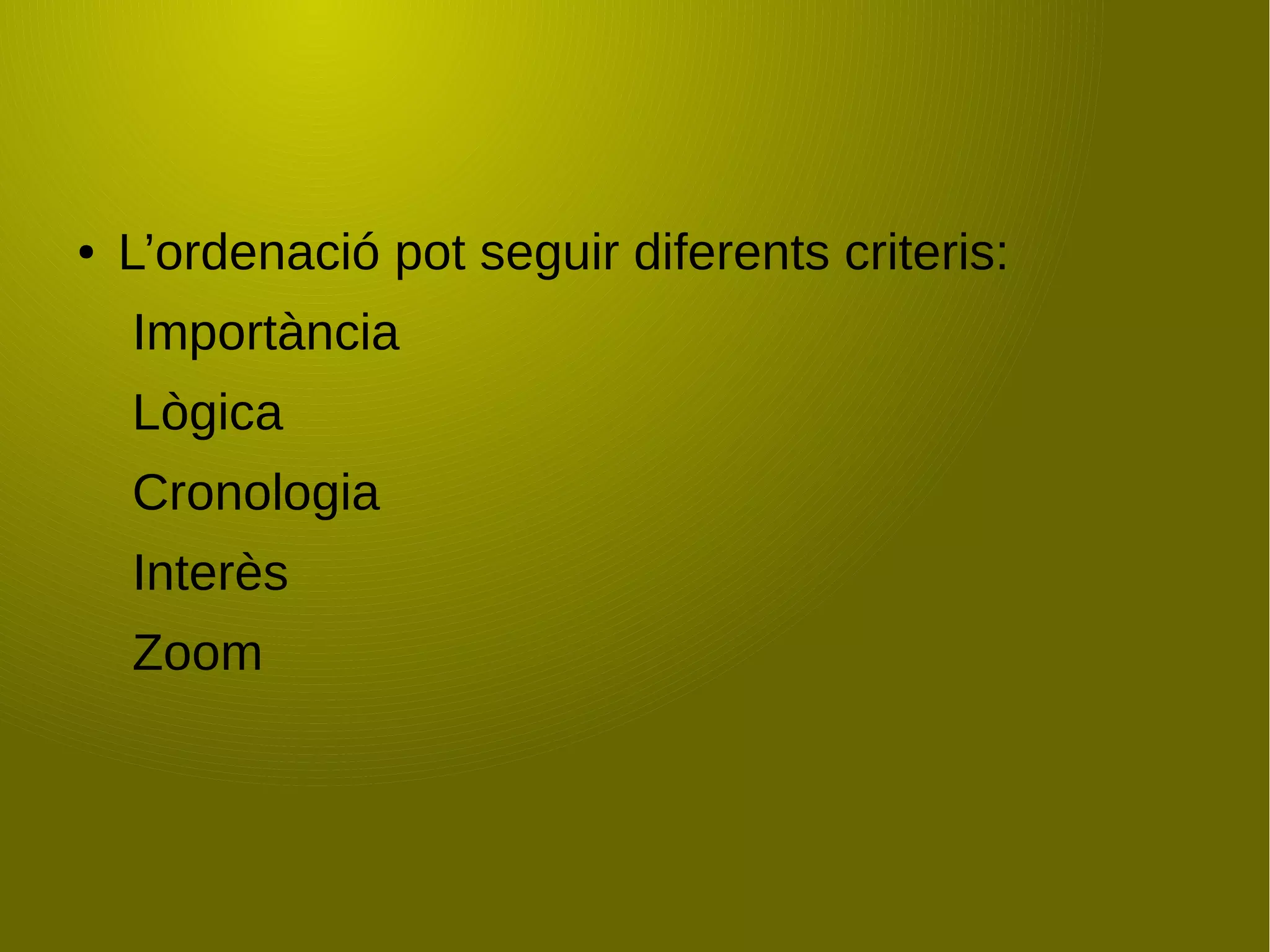 Ordre i estructura.chayma | PPT