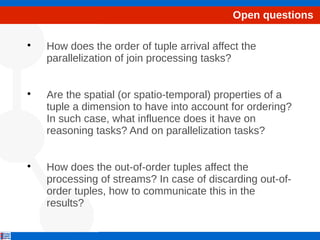 Towards efficient processing of RDF data streams | PPT