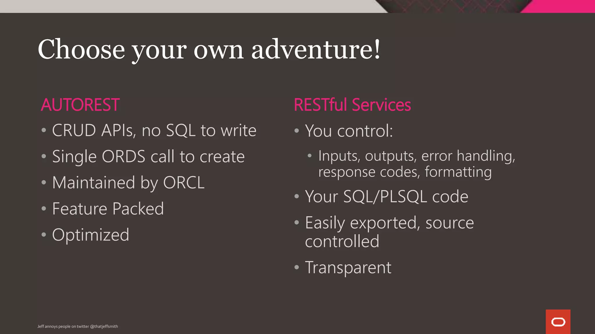 Oracle REST Data Services: POUG Edition | PPTX