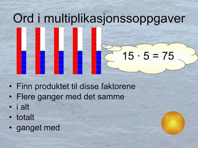Ord til multiplikasjon | PPT