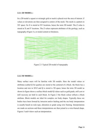 Ore body modling of ther coal 09 mn | DOCX