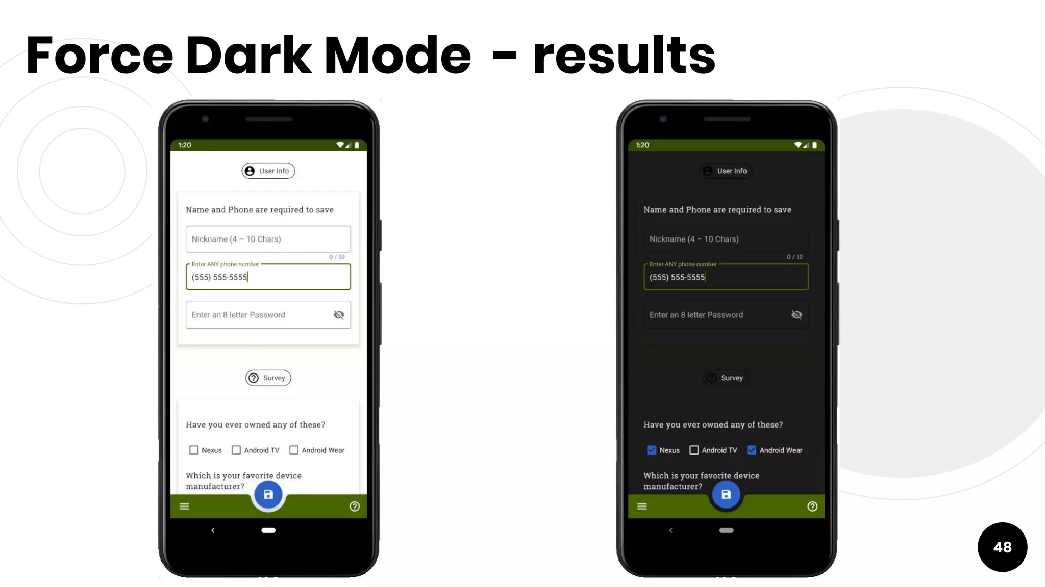 Handling Dark Mode on Android and iOS | PPT