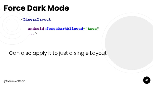 Handling Dark Mode on Android and iOS | PPT