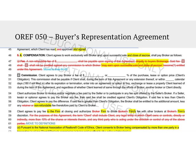 OREF Changes 2021 | PDF