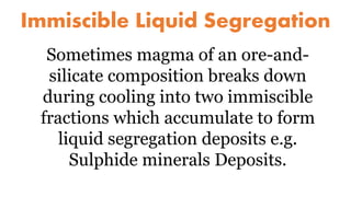 Ore forming process | PPTX