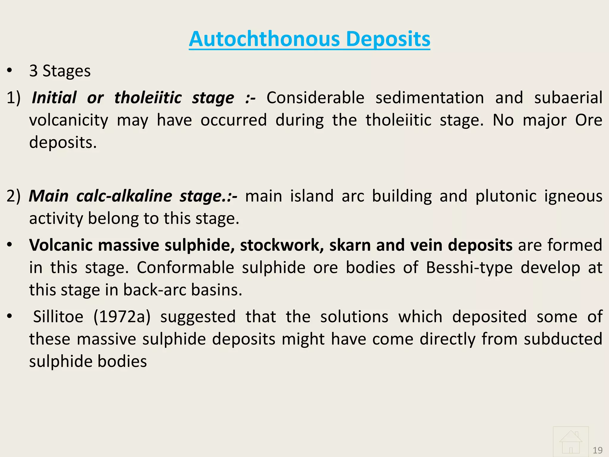 Ore Deposits and Plate Tectonics | PPTX