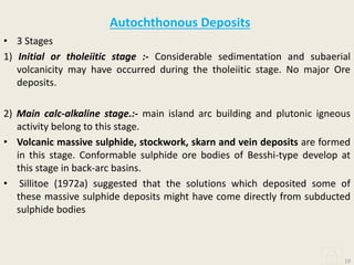 Ore Deposits and Plate Tectonics | PPTX