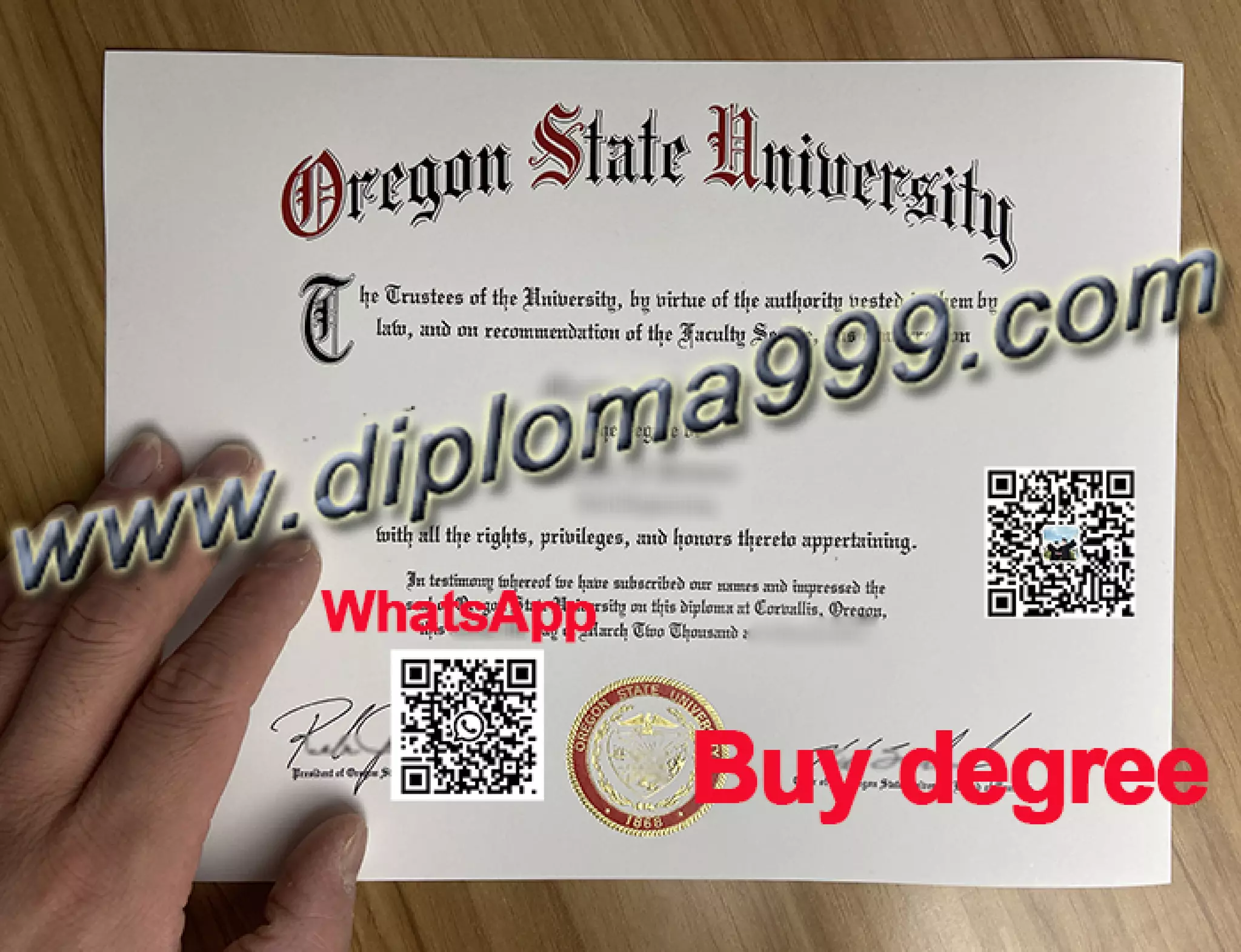 Oregon State University diploma | PDF