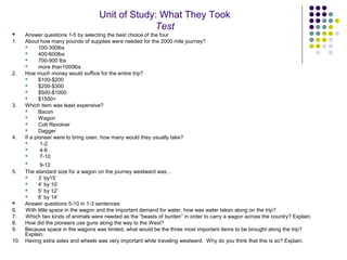 Oregon Trail Resources and Games | PPT