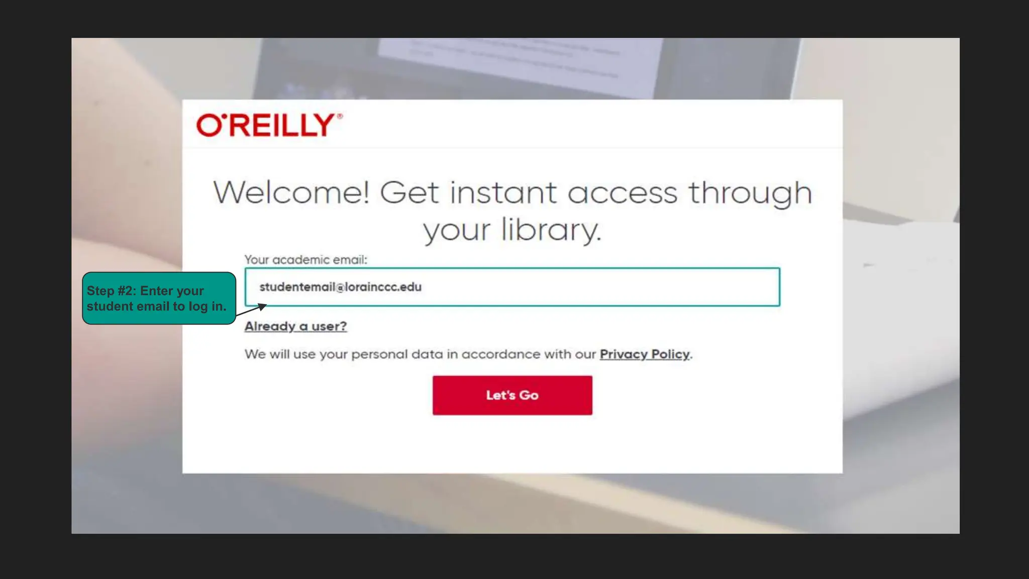O'ReillySteps for Login PowerPoint Presentation | PPTX