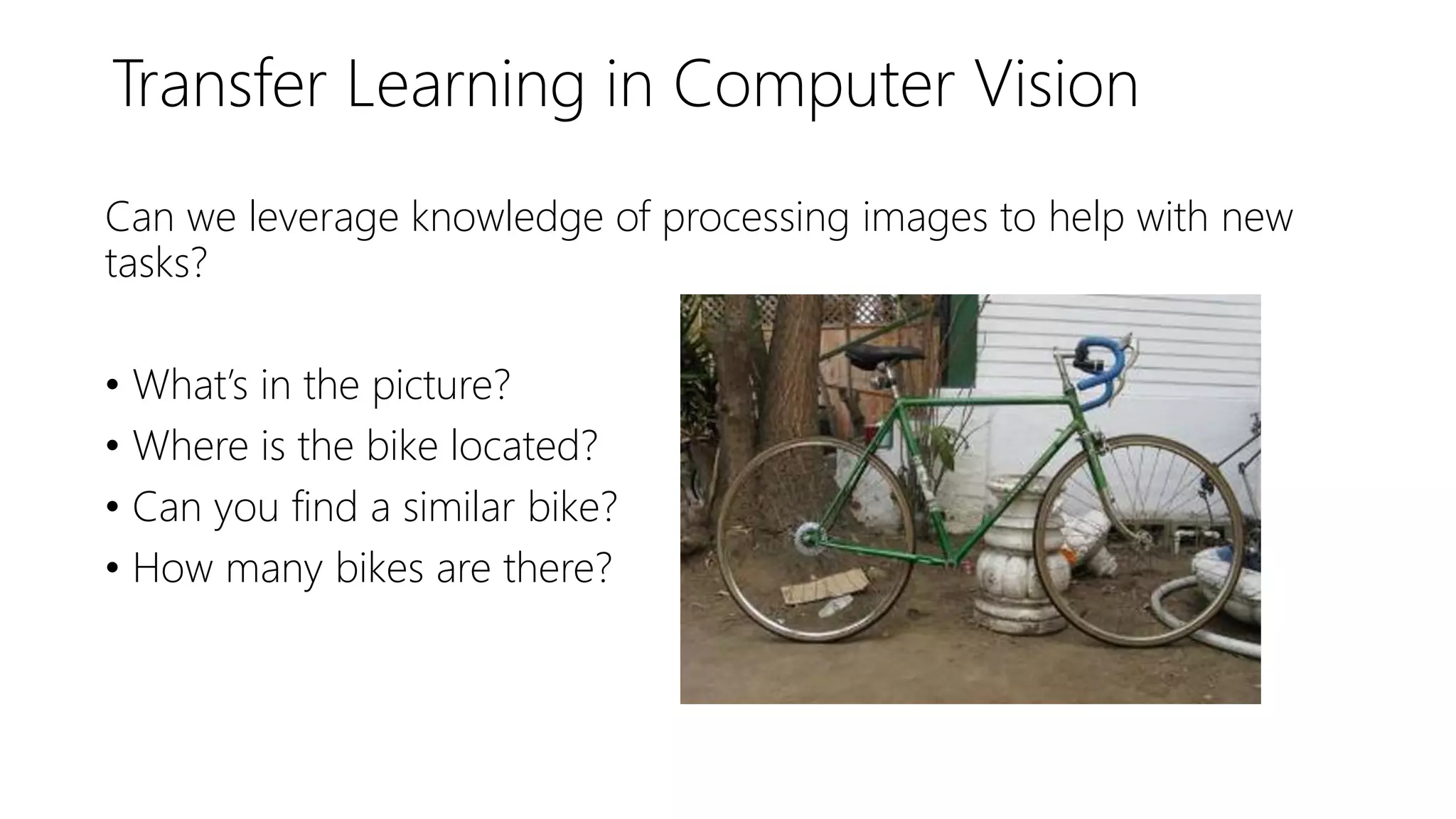 How to use transfer learning to bootstrap image classification and question answering (QA) | PPT
