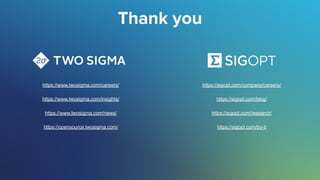 SigOpt at O'Reilly - Best Practices for Scaling Modeling Platforms | PPT