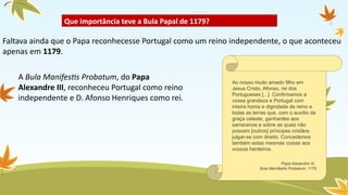 A Historia do reino de Portugal - HISTORIA 5 ANO | PPTX