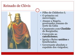 O reino dos francos e o império carolíngio | PPTX