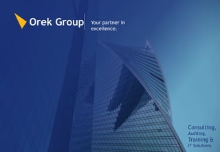 Orek Consulting Group Company Profile Ppt