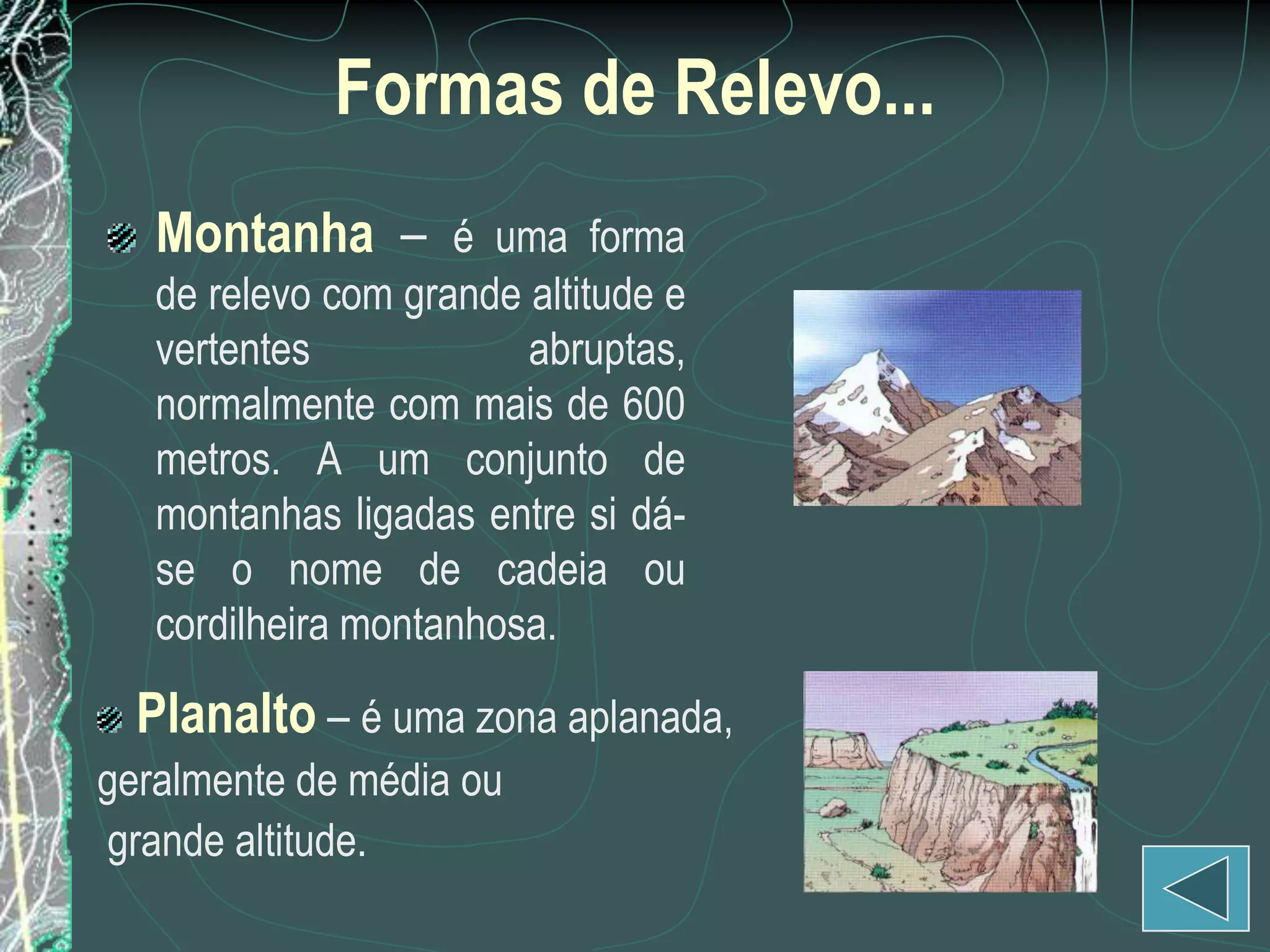 O relevo e erosão (a) | PPTX