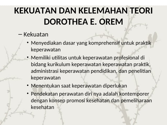 model konsep dan teori orem, semoga bermanfaat | PPT