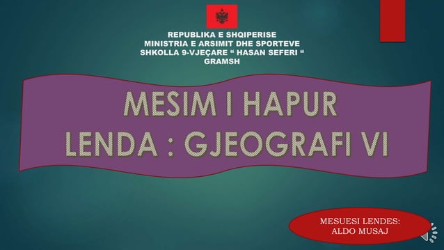 Gjeografia 6 " Hartat" | PPTX