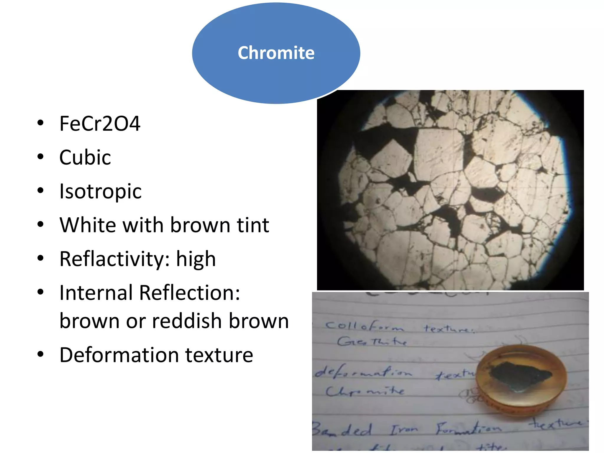 Ore Microscopy 2012 | PPTX