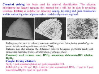 AN INTRODUCTION TO ORE MICROSCOPY | PPTX