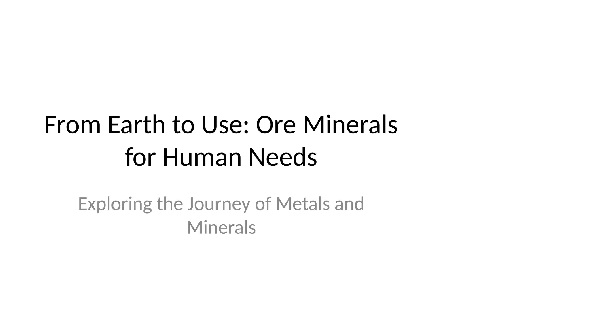 Ore_Minerals_Presentation for G11-STEM12 | PPTX
