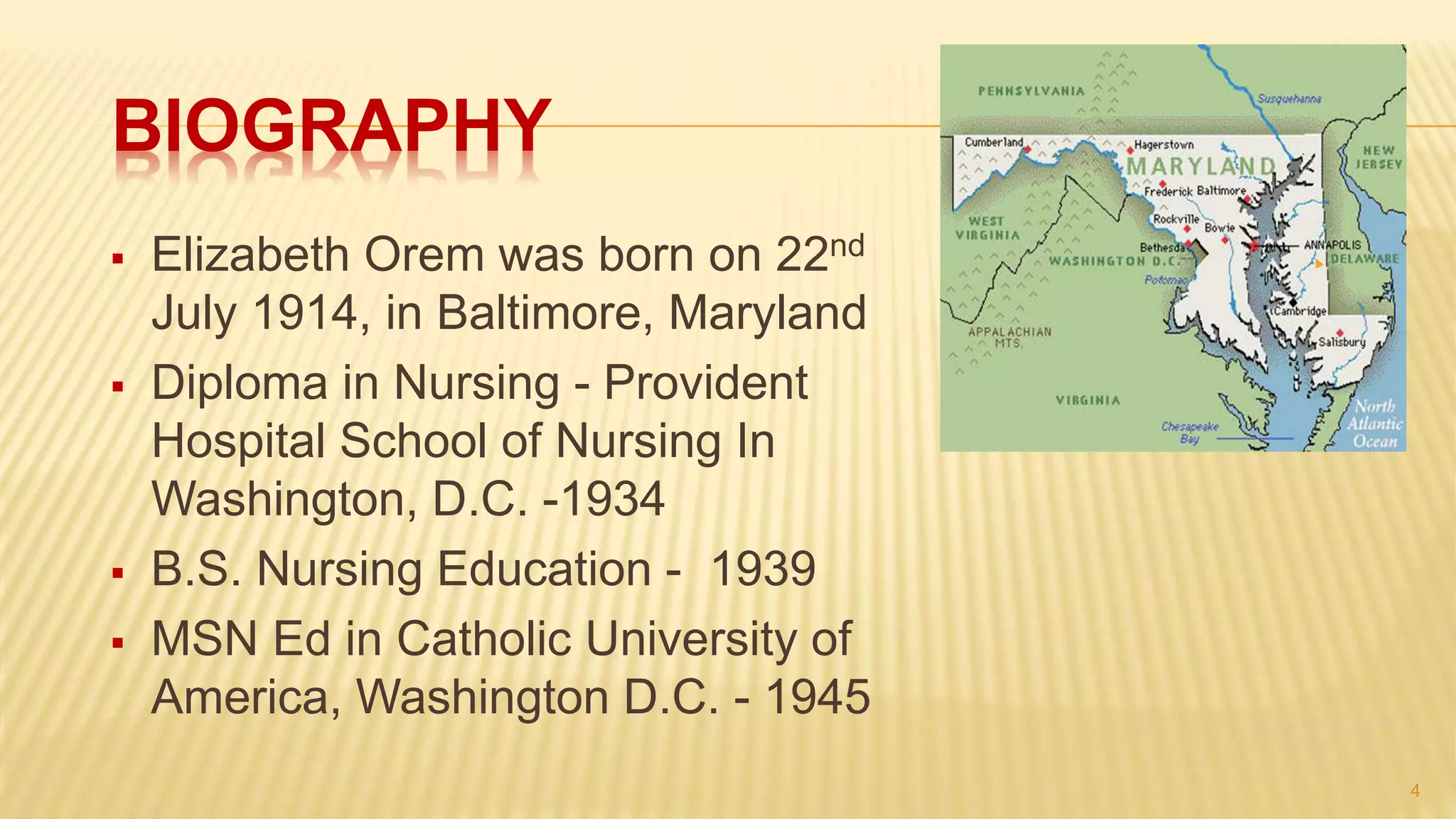 Orem, selfcare theory | PPTX