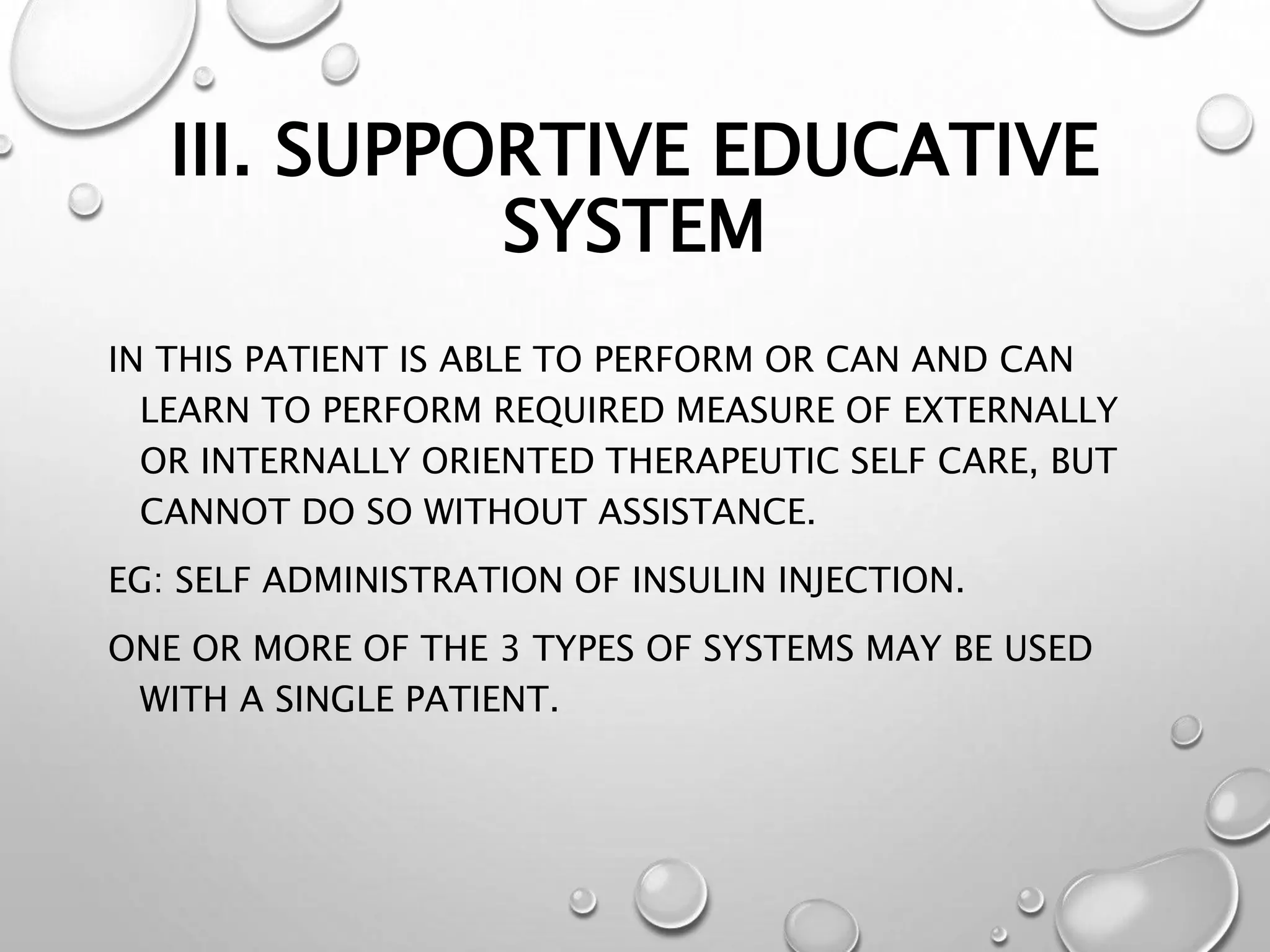 Orem's Theory of Self Care Deficit | PPTX